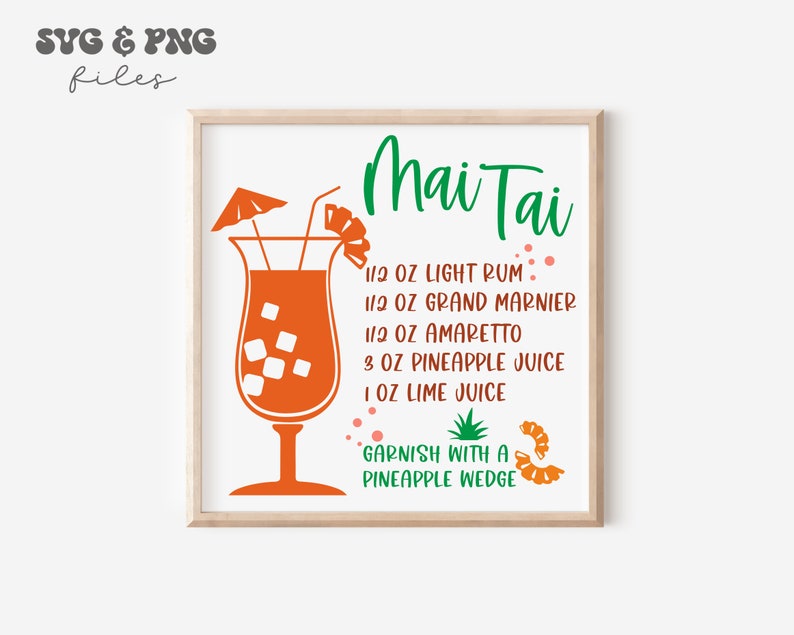 Cocktails Recipe SVG Bundle, Cocktail Recipe Svg, Cocktail Recipe for ...