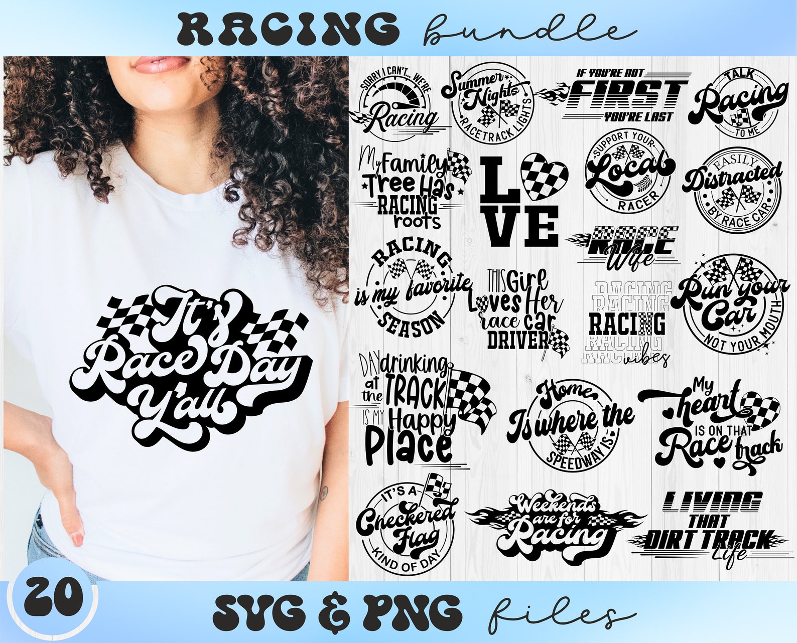 Racing SVG Bundleracing Quote Svgracing Sayings Svgcar - Etsy