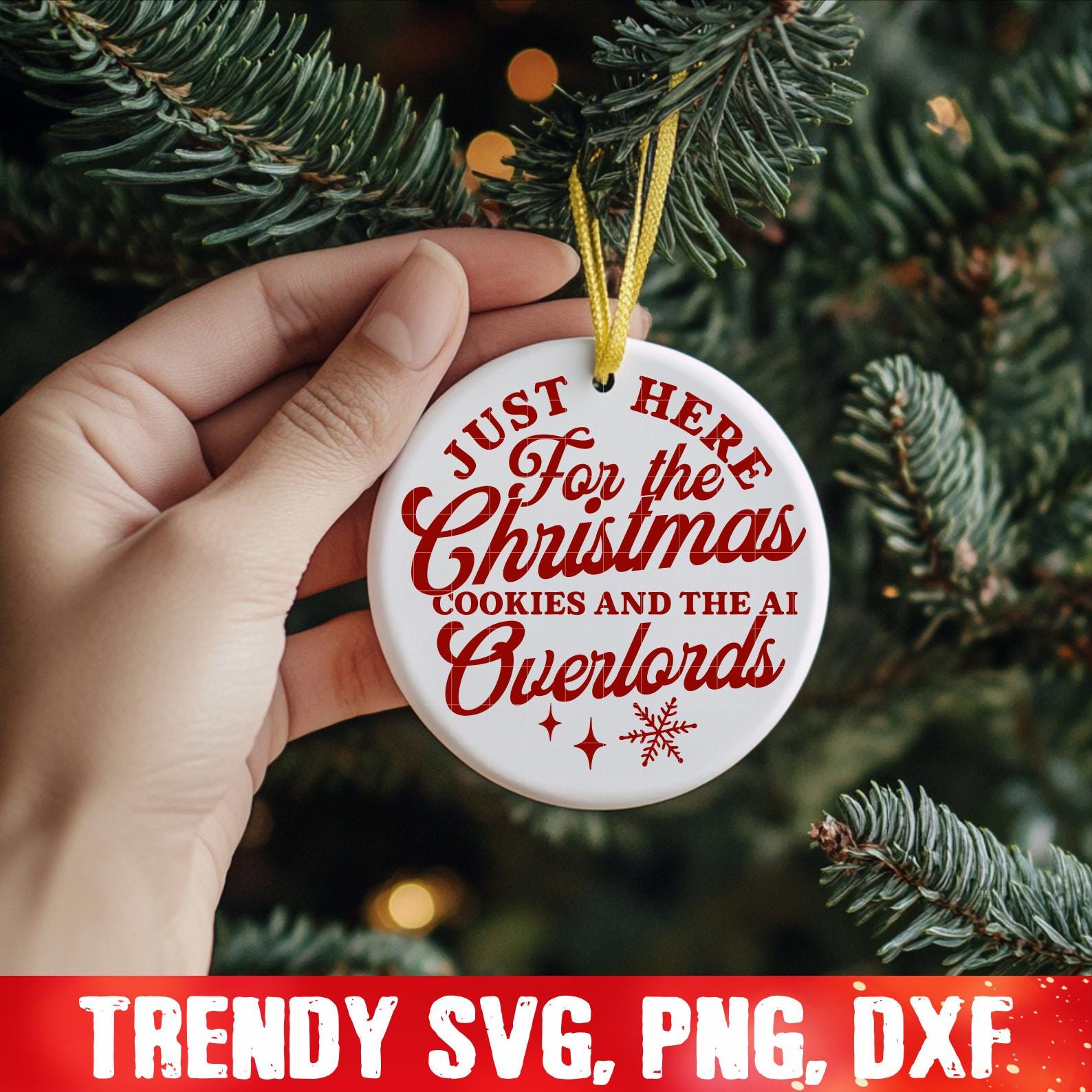 2024 Christmas Ornament SVG Bundle, Funny 2024 Xmas Ornament Svg ...