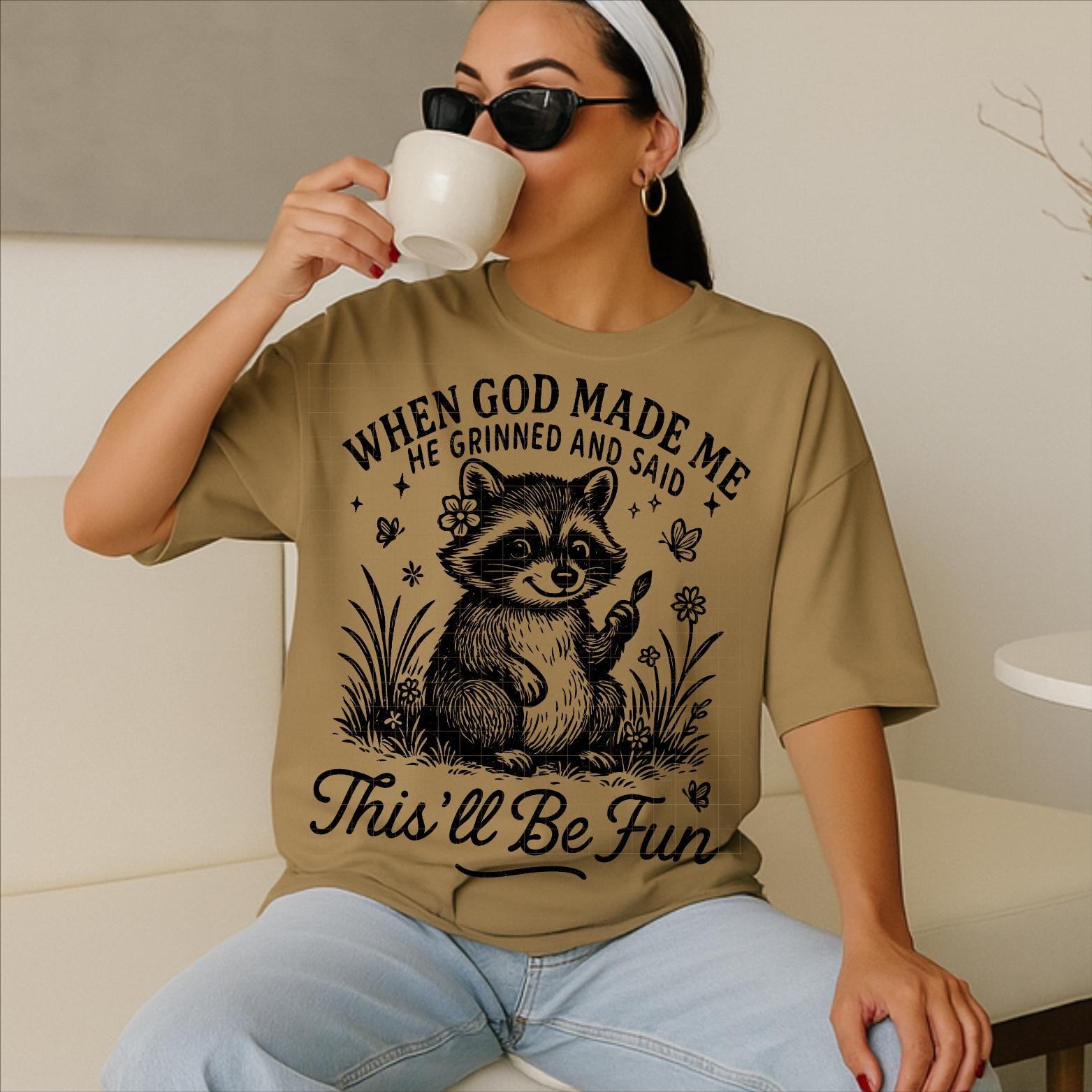 When God Made Me He Grinned and Said This'll Be Fun PNG SVG, Funny ...