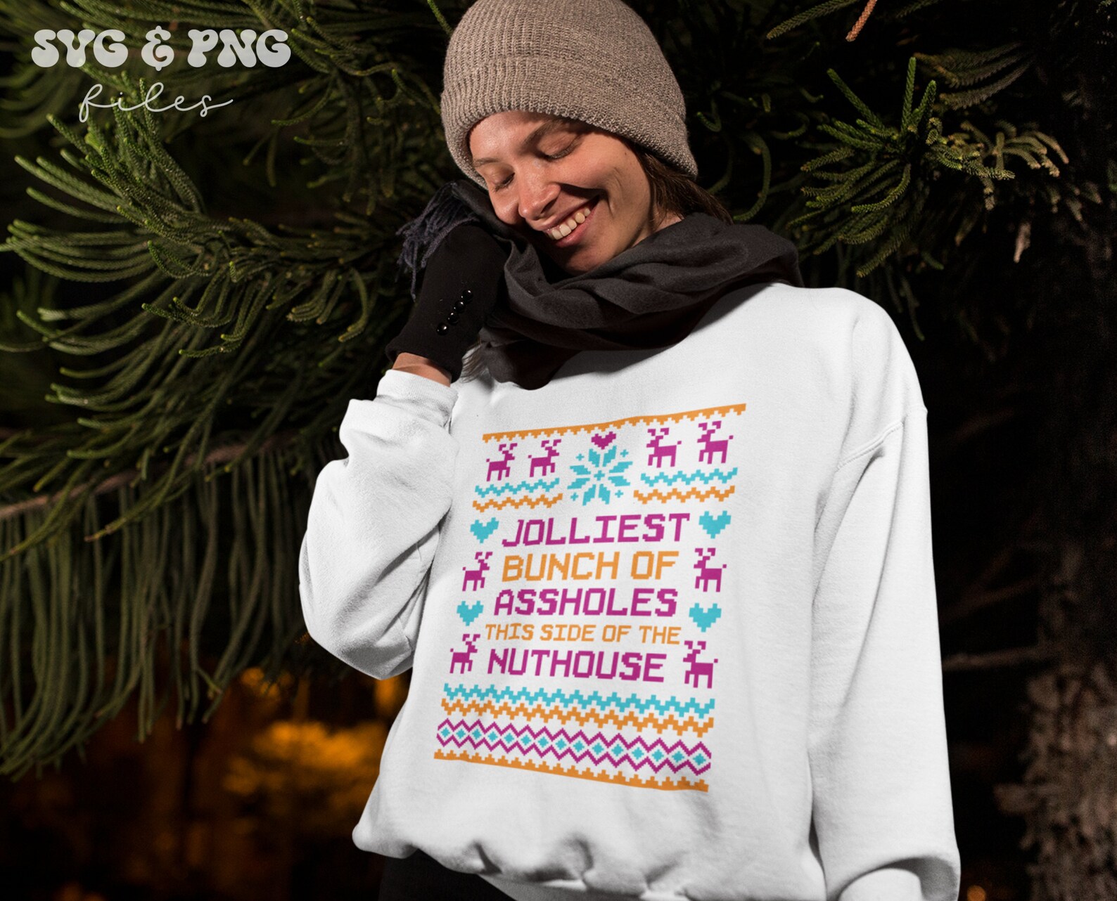 Family Christmas Sweaters Svg Bundle Ugly Christmas Sweater - Etsy