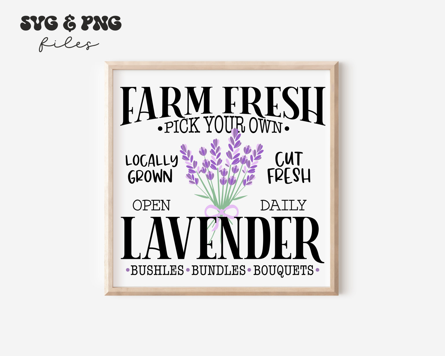 Lavender Sign SVG Bundle, Farmhouse Festival Svg, Summer Sign SVG, Farm ...