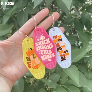Fall Motel Keychain SVG Bundle, Autumn Motel Keychain Svg, Thanksgiving ...