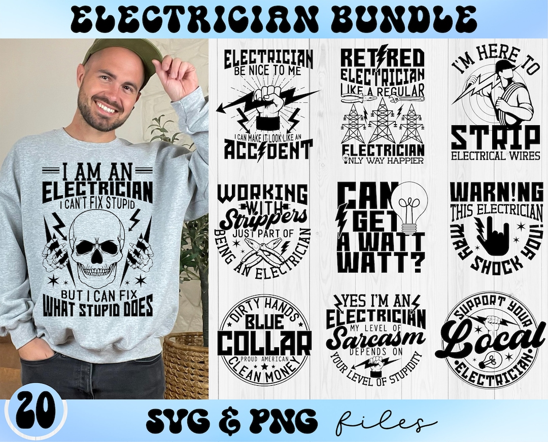 Electrician SVG Bundle, Electrician Shirt Svg, Electrician Life Svg ... Electrician SVG Bundle, Electrician Shirt Svg, Electrician Life Svg ...