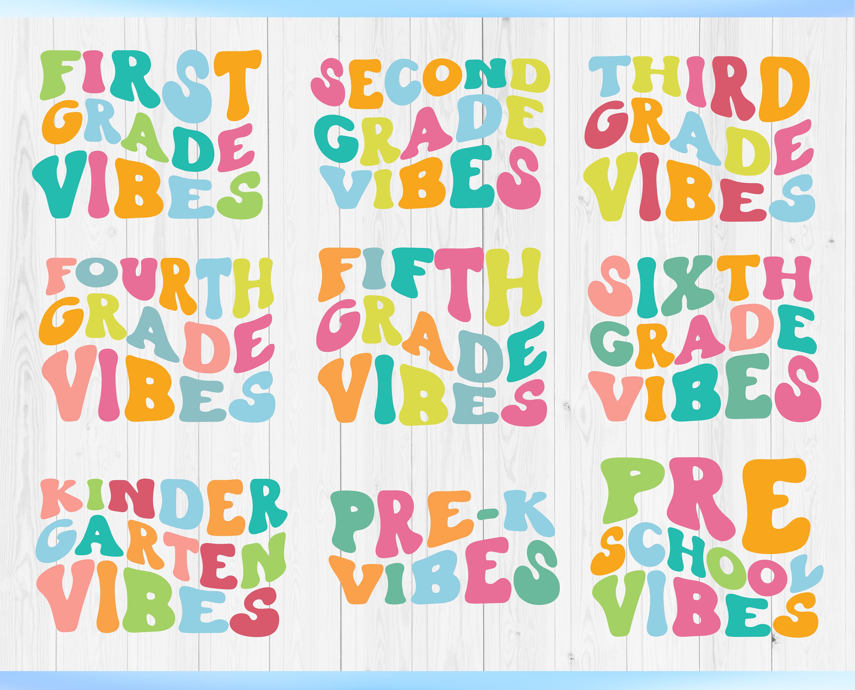 School Vibes SVG Bundle Retro School Svg Shirts Back to - Etsy