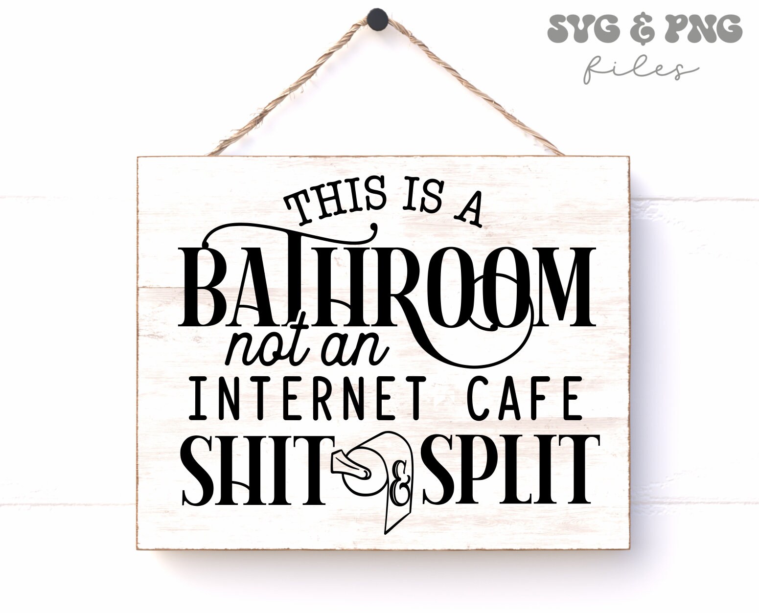 Bathroom Sign SVG Bundle, Washroom Svg Set, Bathroom Quote Svg Kit ...