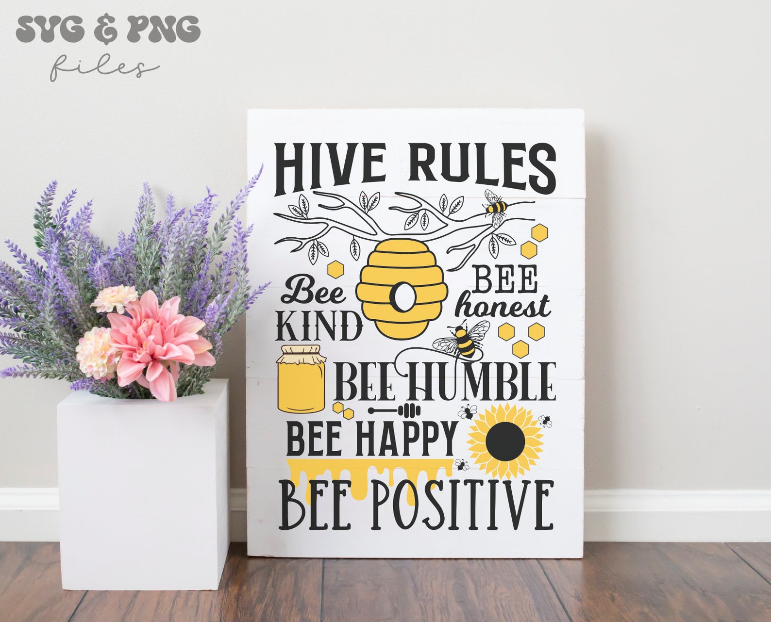 Honey Sign SVG Bundle, Farmhouse Sign Svg, Farm Fresh Honey Svg, Bumble ...