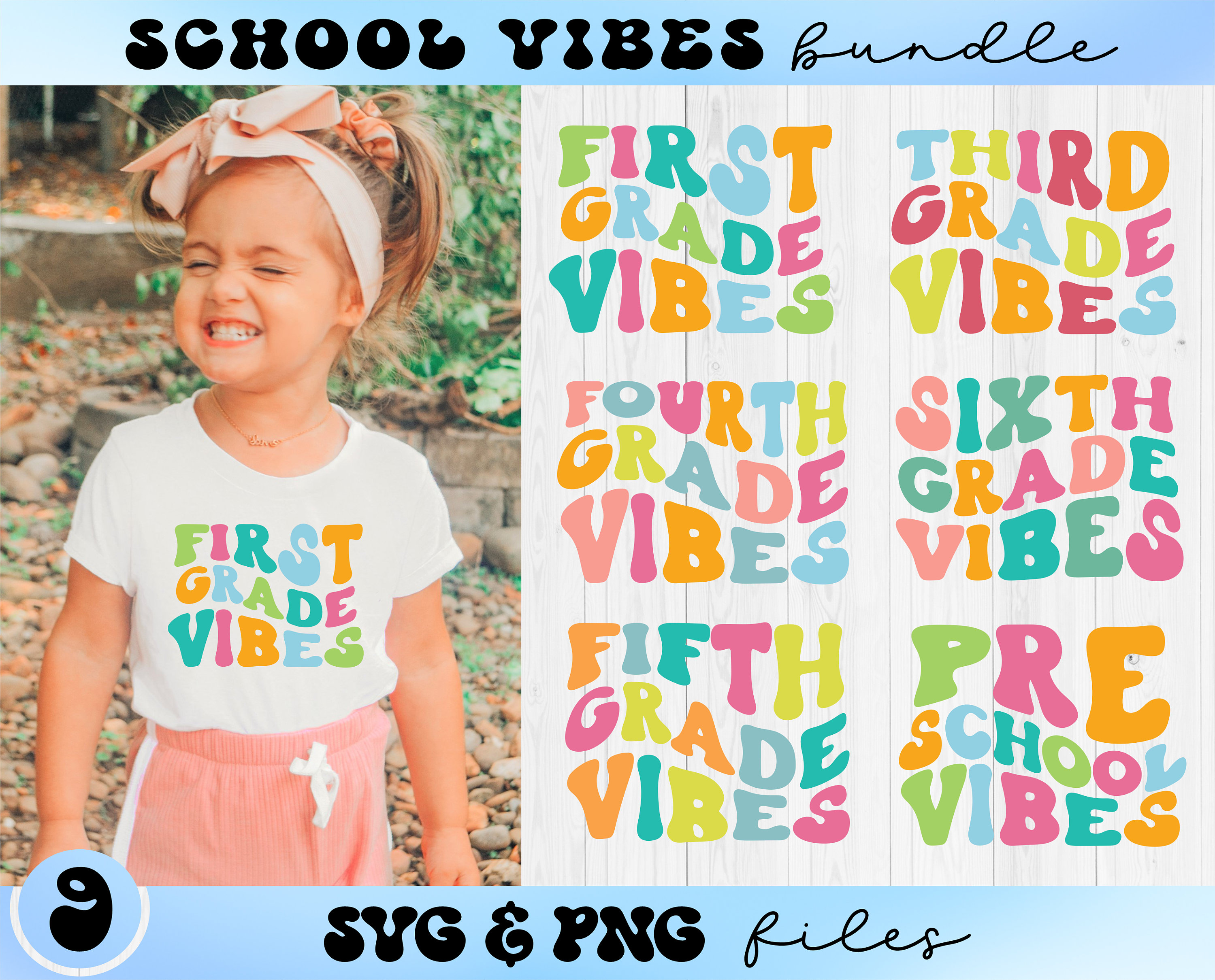 School Vibes SVG Bundle Retro School Svg Shirts Back to - Etsy