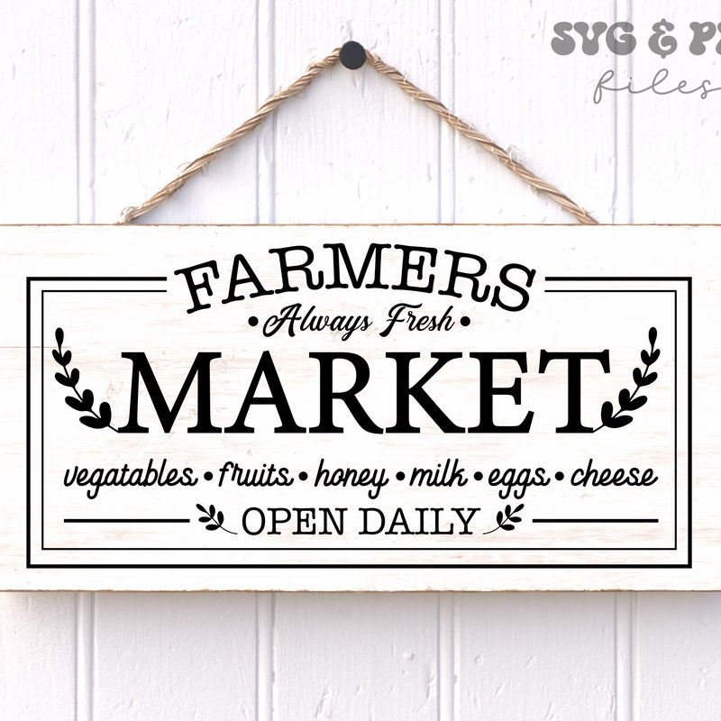 Farmers Market Svg - Etsy