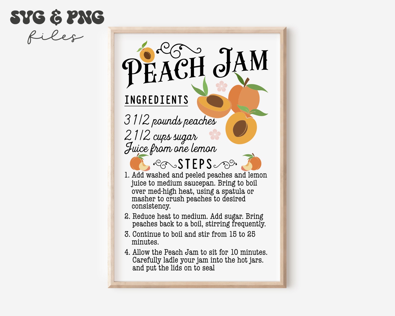 Peach Sign SVG Bundle, Peach Quote Svg Set, Just Peachy Svg, Fresh ...