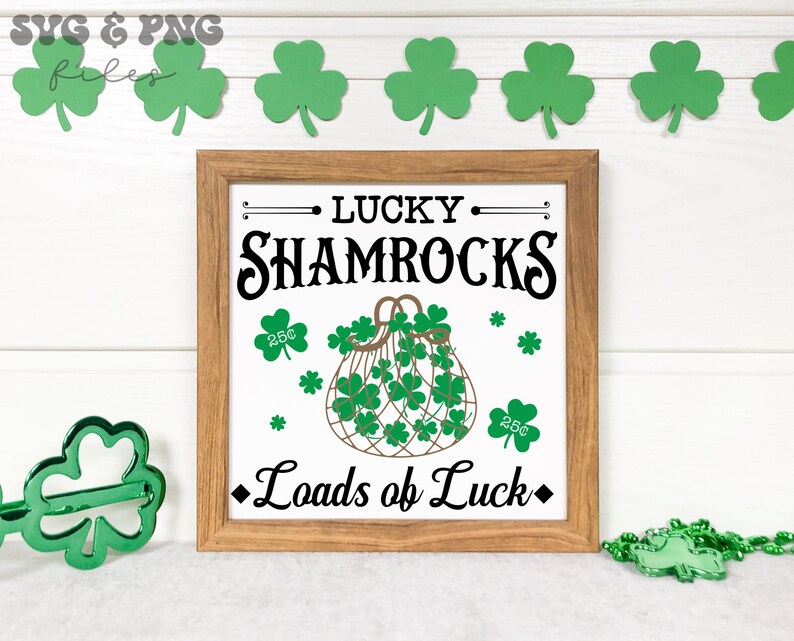 Lucky Shamrocks for Sale Svg Loads of Luck Svgst - Etsy