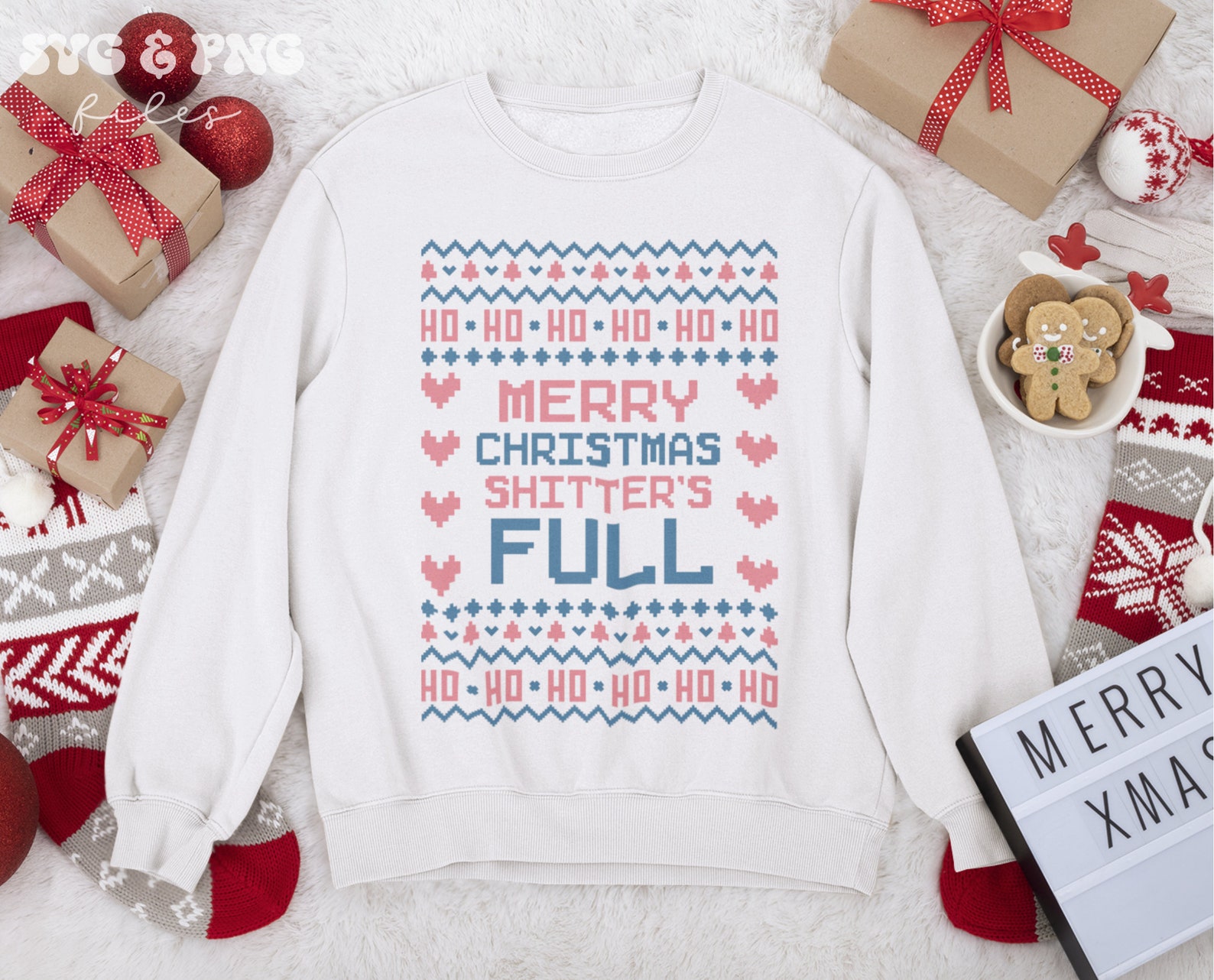 Family Christmas Sweaters Svg Bundle Ugly Christmas Sweater - Etsy