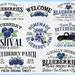 Blueberry Sign SVG Bundle, Farm Fresh Blueberries Svg, Local Blueberry ...