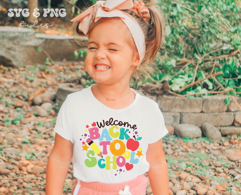 Welcome Back to School SVG Retro Back to School SVG Back to - Etsy