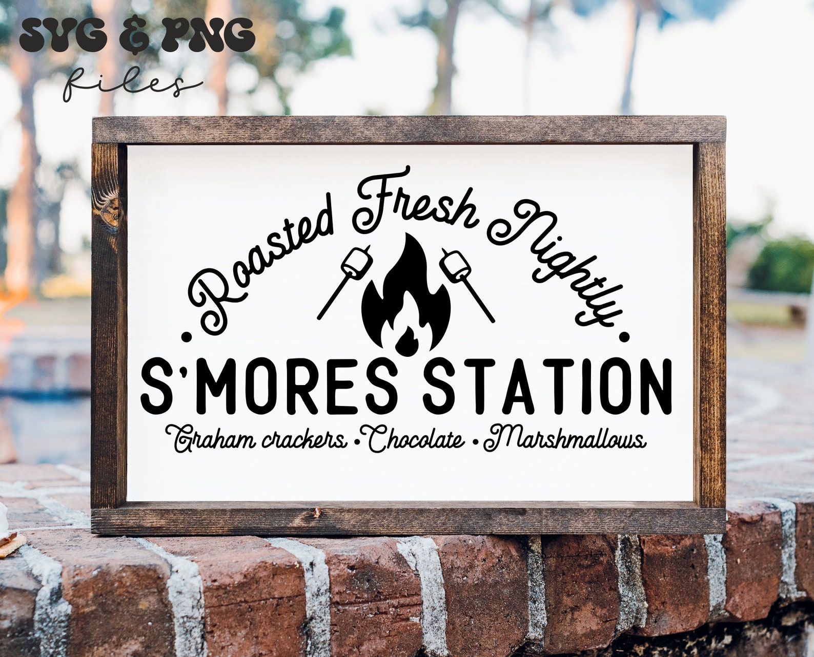 S'mores Station Svg S'more Sign Svg Campsite Sign - Etsy