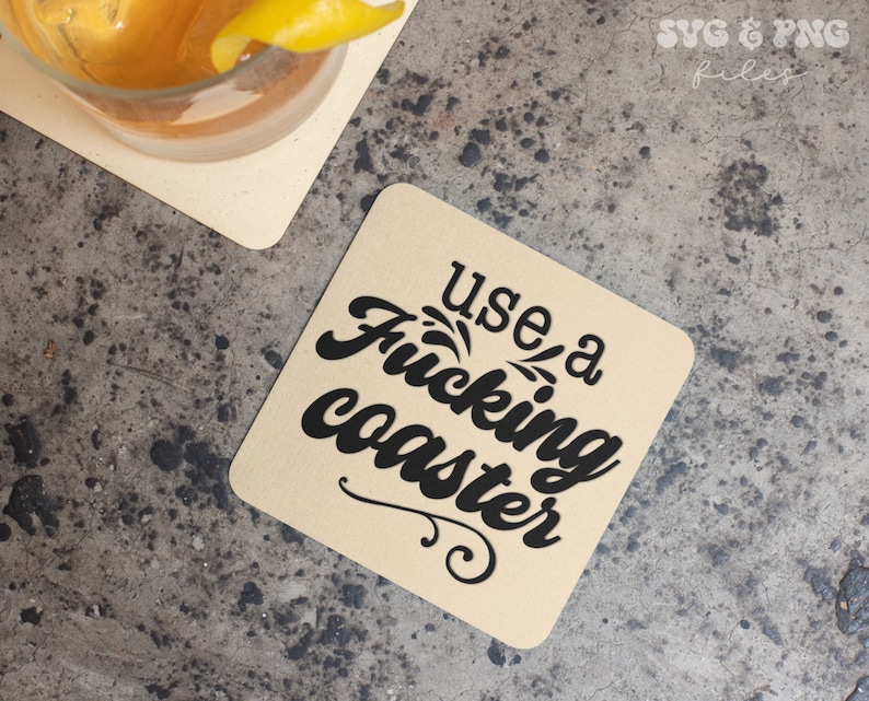 Naughty Coaster SVG Bundle, Funny Coaster Svg, Sarcastic Coasters Svg ...