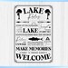 Lake Rules Svg,lake Sign Svg,rustic Sign Svg,lake House Rules Svg,lake ...