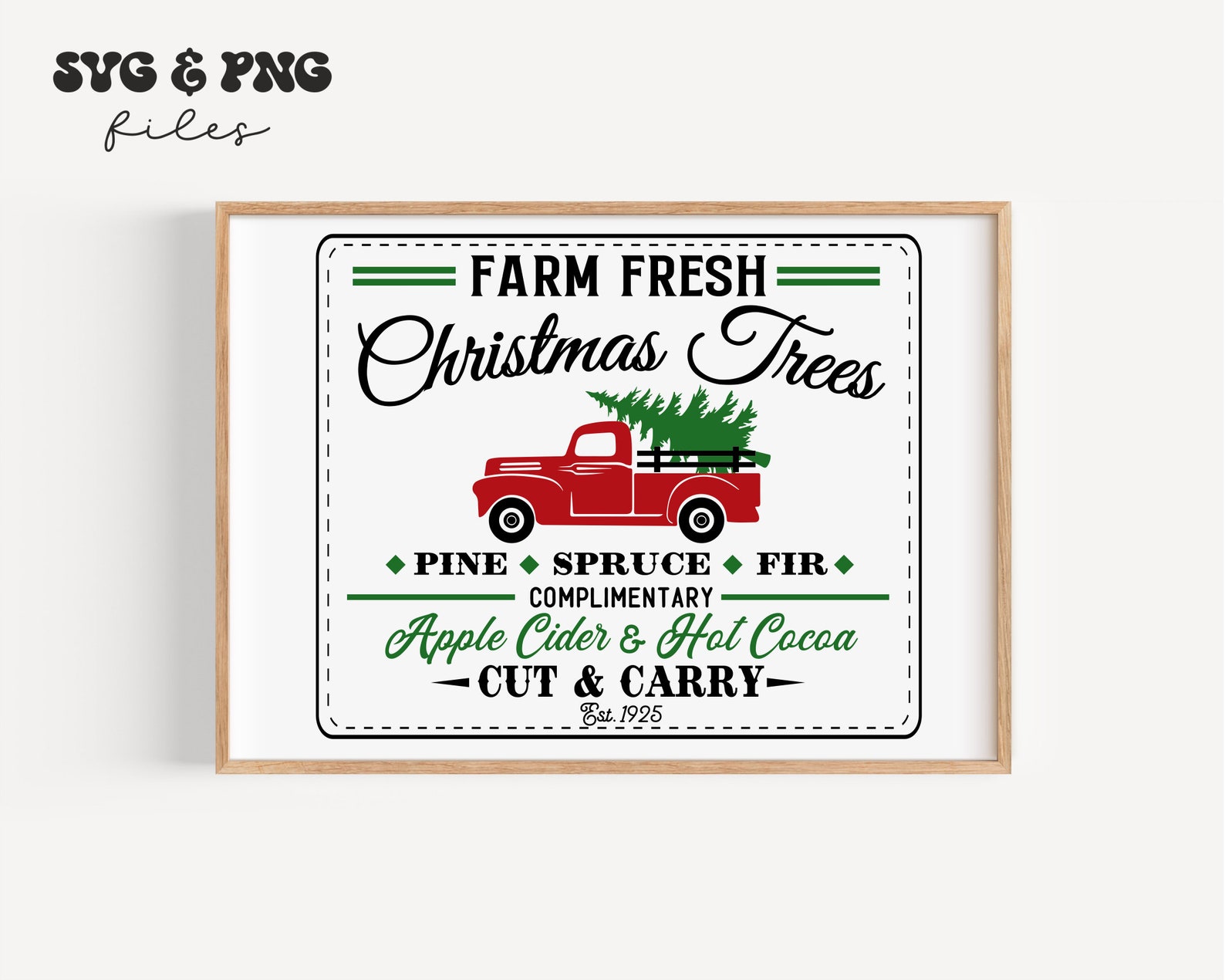 Farmhouse Christmas Svg Bundle Christmas Sign Svg Rustic - Etsy