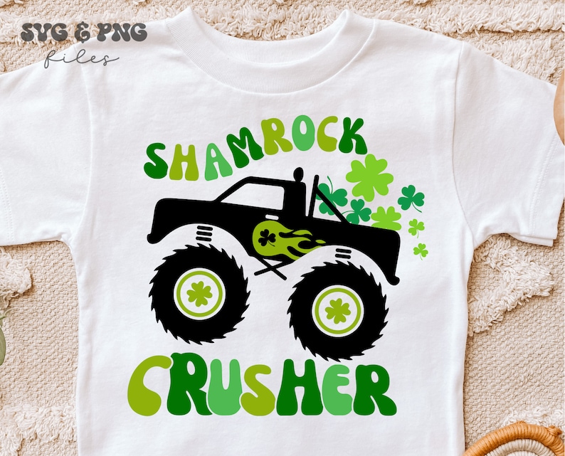 Shamrock Crusher Svg, Boys St Patricks Day Svg, Kids Shirt Svg, Boy ...