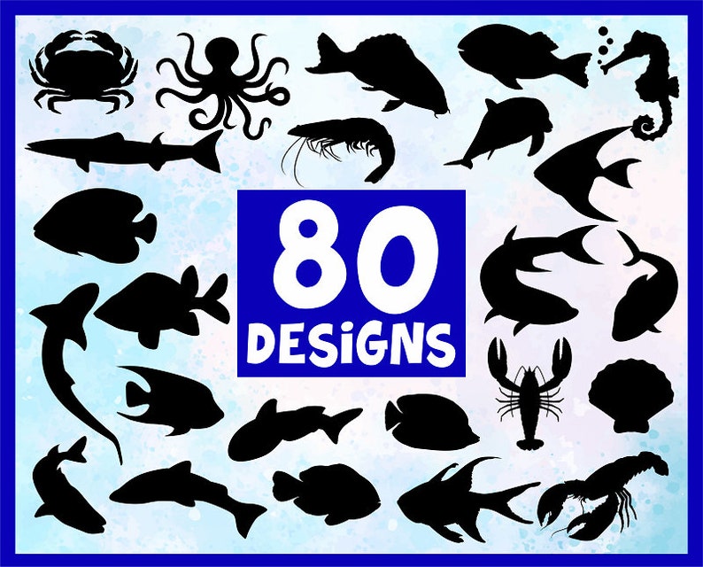 Sea fish svgFish svgFishing svgSea fish svg files for | Etsy