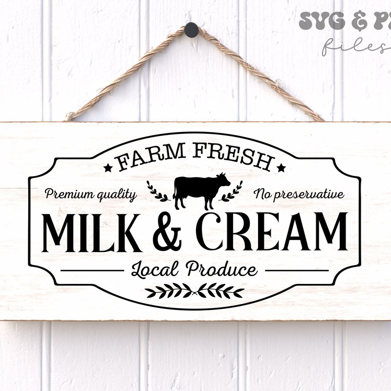 Fresh Milk Svg - Etsy