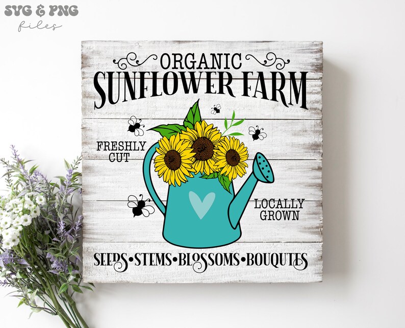 Sunflower Sign SVG Bundle, Sunflower Quotes Svg, Farmers Market Svg Set ...