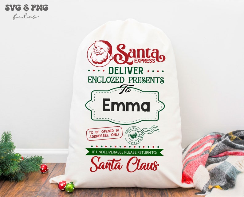 Santa Sack Svg Bundle Christmas Santa Sack Svg Santa Sack - Etsy