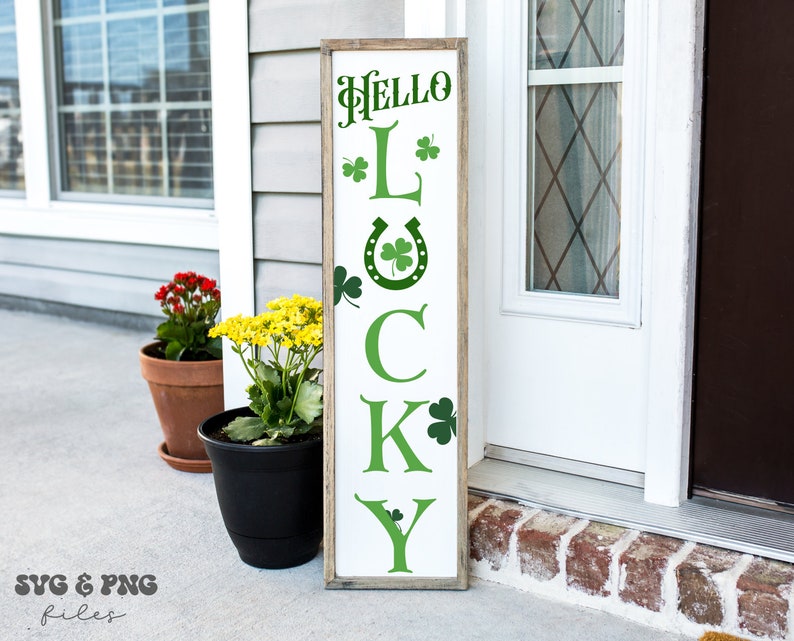 St Patricks Day Porch Sign SVG Bundle, Patrick's Front Door Signs Svg ...