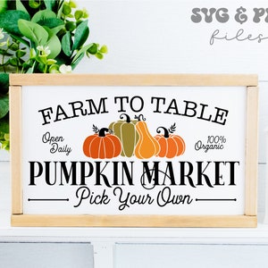 Fall Market Sign SVG Bundle, Farmers Market Svg, Autumn Rustic Sign Svg ...