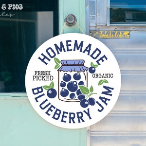 Blueberry Sign SVG Bundle, Farm Fresh Blueberries Svg, Local Blueberry ...