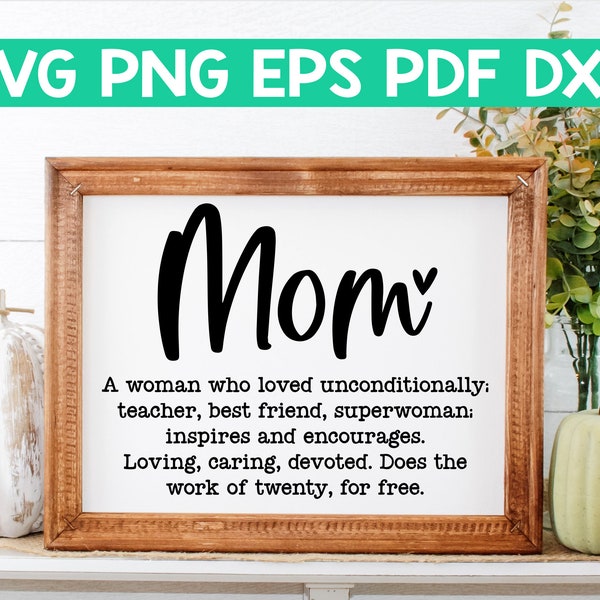 Mom Definition - Etsy