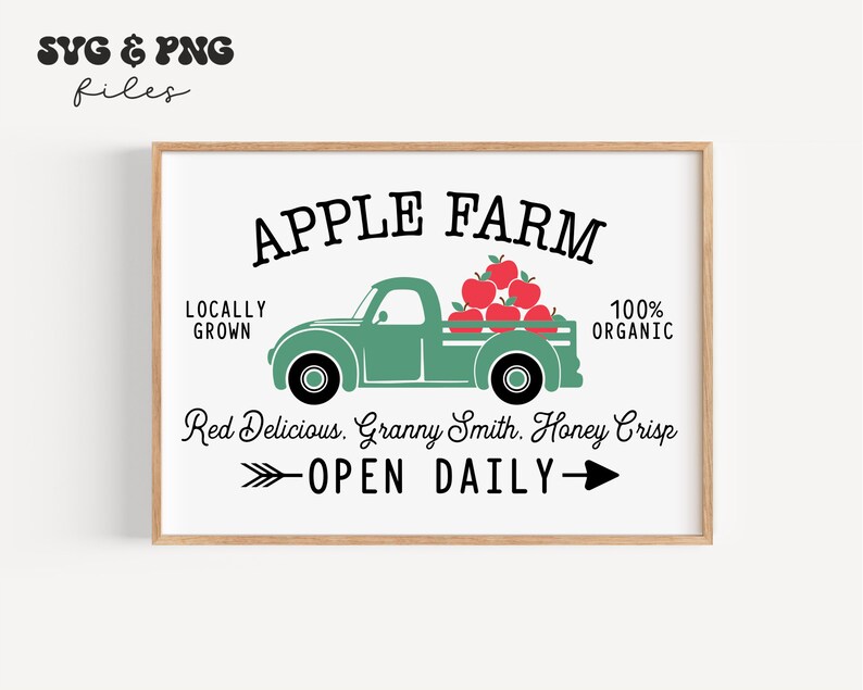 Apple Sign SVG Bundle, Fresh Apples Farm Svg Set, Farmers Market Apple ...