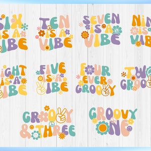 Groovy Family SVG Bundle Retro Family Svg Groovy Birthday - Etsy
