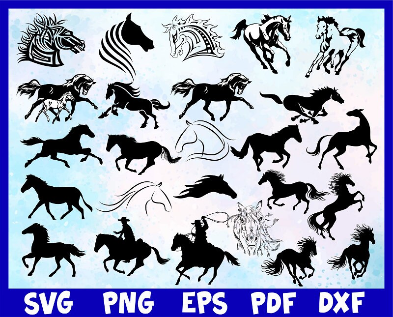Horse Svghorse Svg Files for Cricuthorse Svg for - Etsy