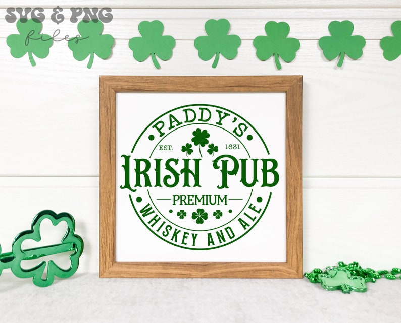 St Patrick's Day Round Signs SVG Bundle, St Patricks Day Sign Svg, St ...