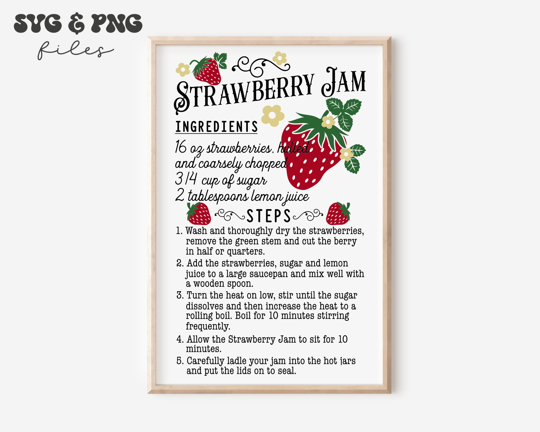 Strawberry Sign Svg Bundle, Farm Fresh Strawberries Svg, Farmhouse ...