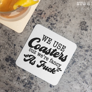 Naughty Coaster SVG Bundle, Funny Coaster Svg, Sarcastic Coasters Svg ...