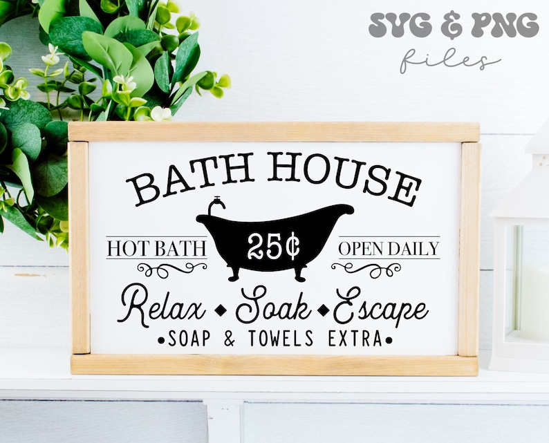 Bathroom Sign SVG Bundle, Washroom Svg Set, Bathroom Quote Svg Kit ...