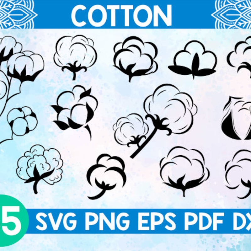 Cotton Svg - Etsy