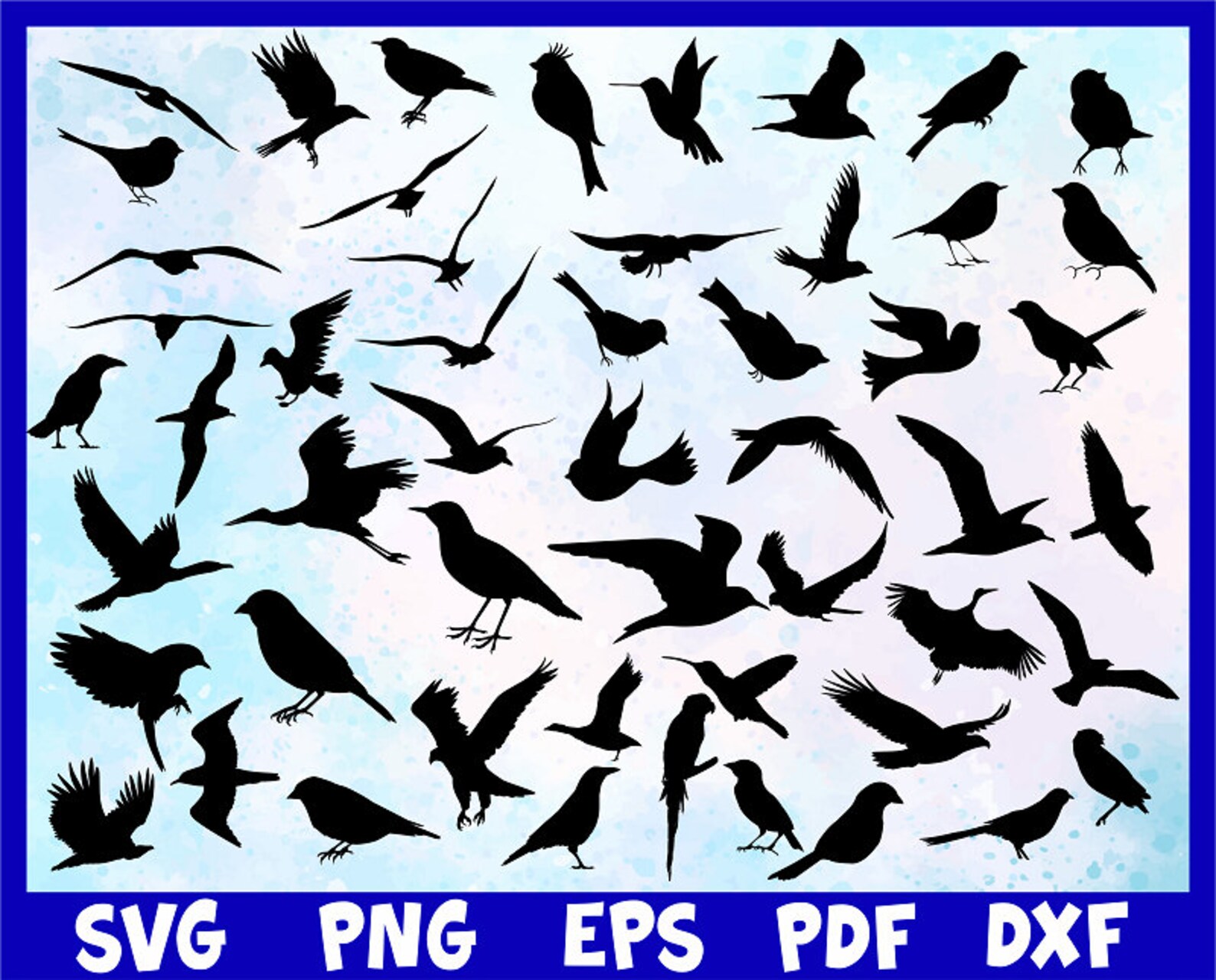 Vögel svg, Vögel bündeln svg, Vögel svg-Dateien für Cricut, Vögel ...