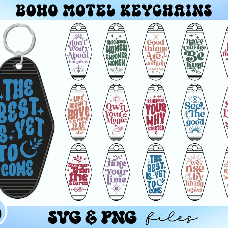 Keychain Spooky Motel - Etsy