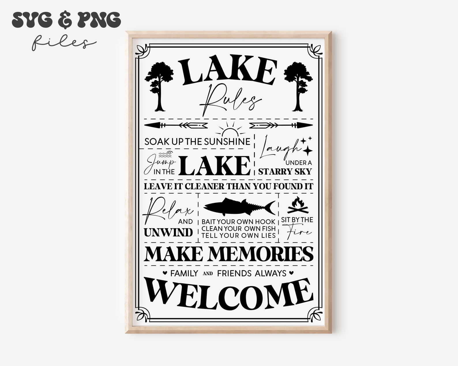 Outdoor Rules Svg Bundle,rustic Sign Bundle Svg,farmhouse Signs Svg ...