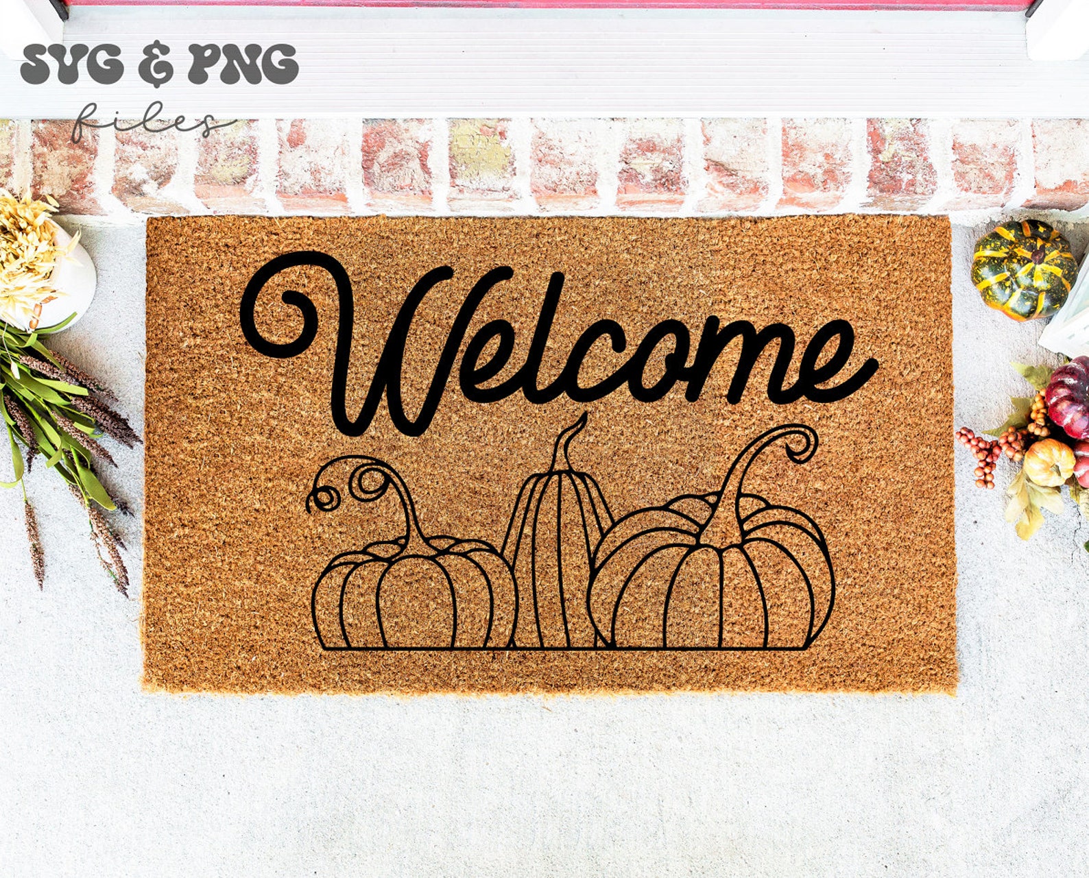 Fall Doormat Svg Bundle Thanksgiving Door Mat Svg Autumn - Etsy
