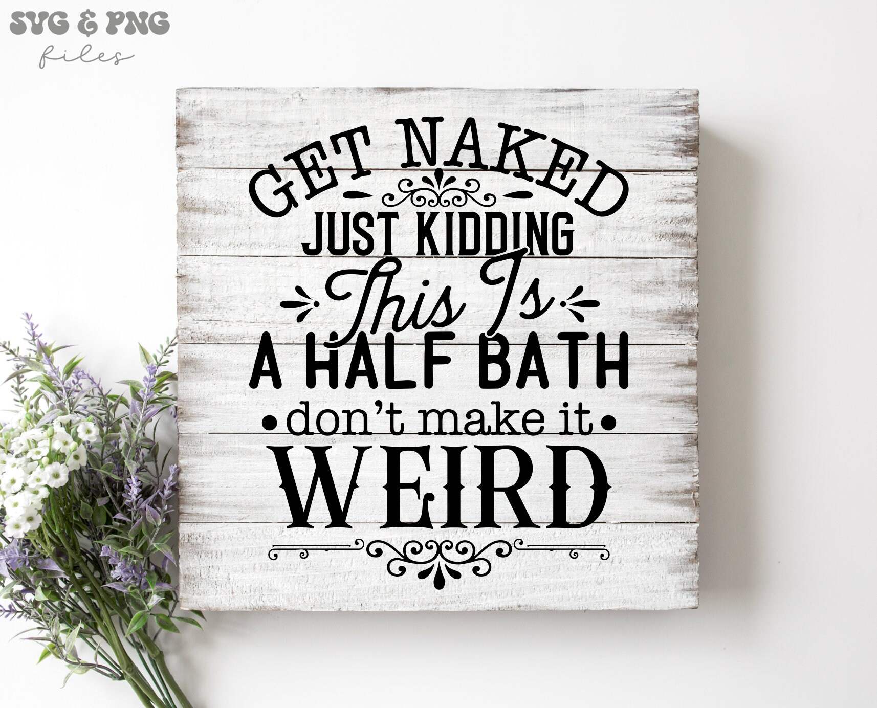 Bathroom Sign SVG Bundle, Washroom Svg Set, Bathroom Quote Svg Kit ...