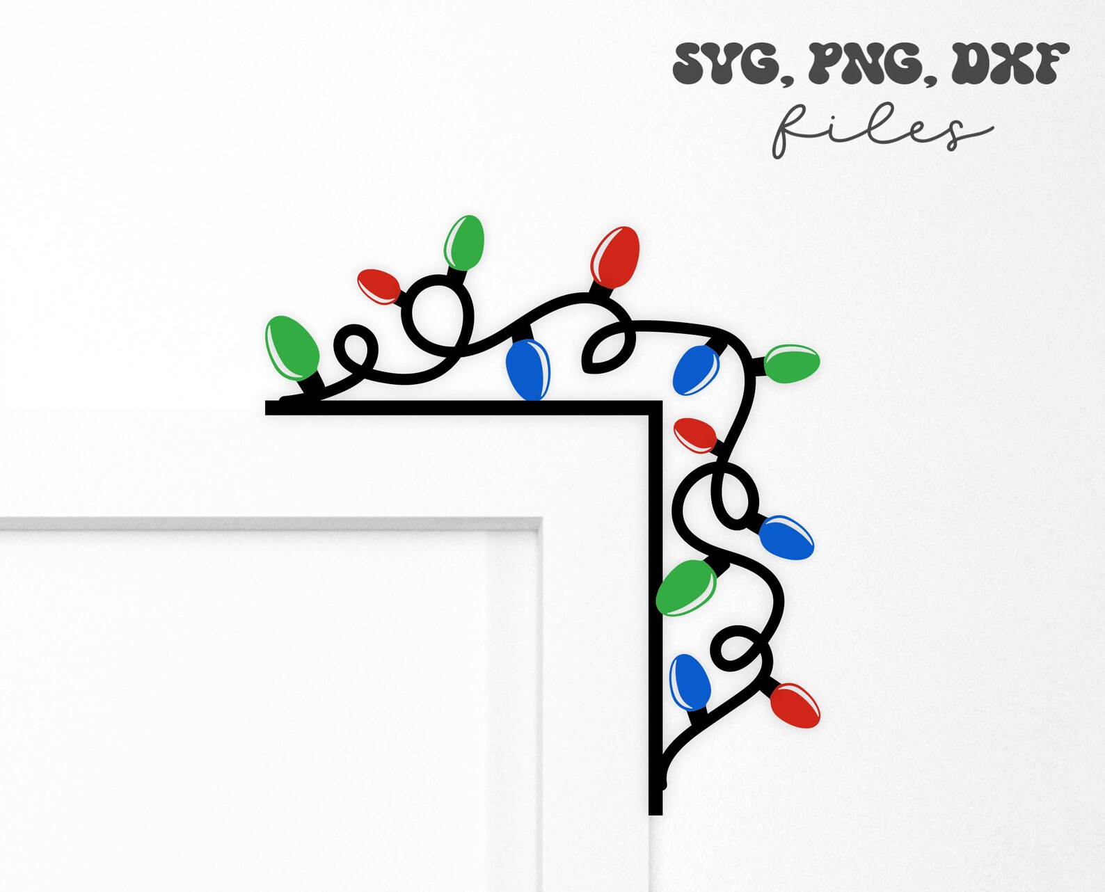 Christmas Door Corners SVG Bundle, Christmas Trim Corner Svg, Door ...