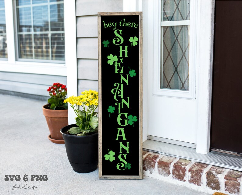 St Patricks Day Porch Sign SVG Bundle Patrick's Front - Etsy