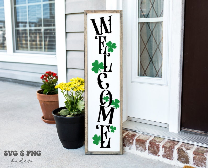 St Patricks Day Porch Sign SVG Bundle Patrick's Front - Etsy