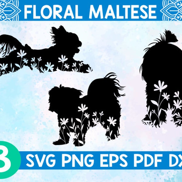 Maltese Flower Svg - Etsy
