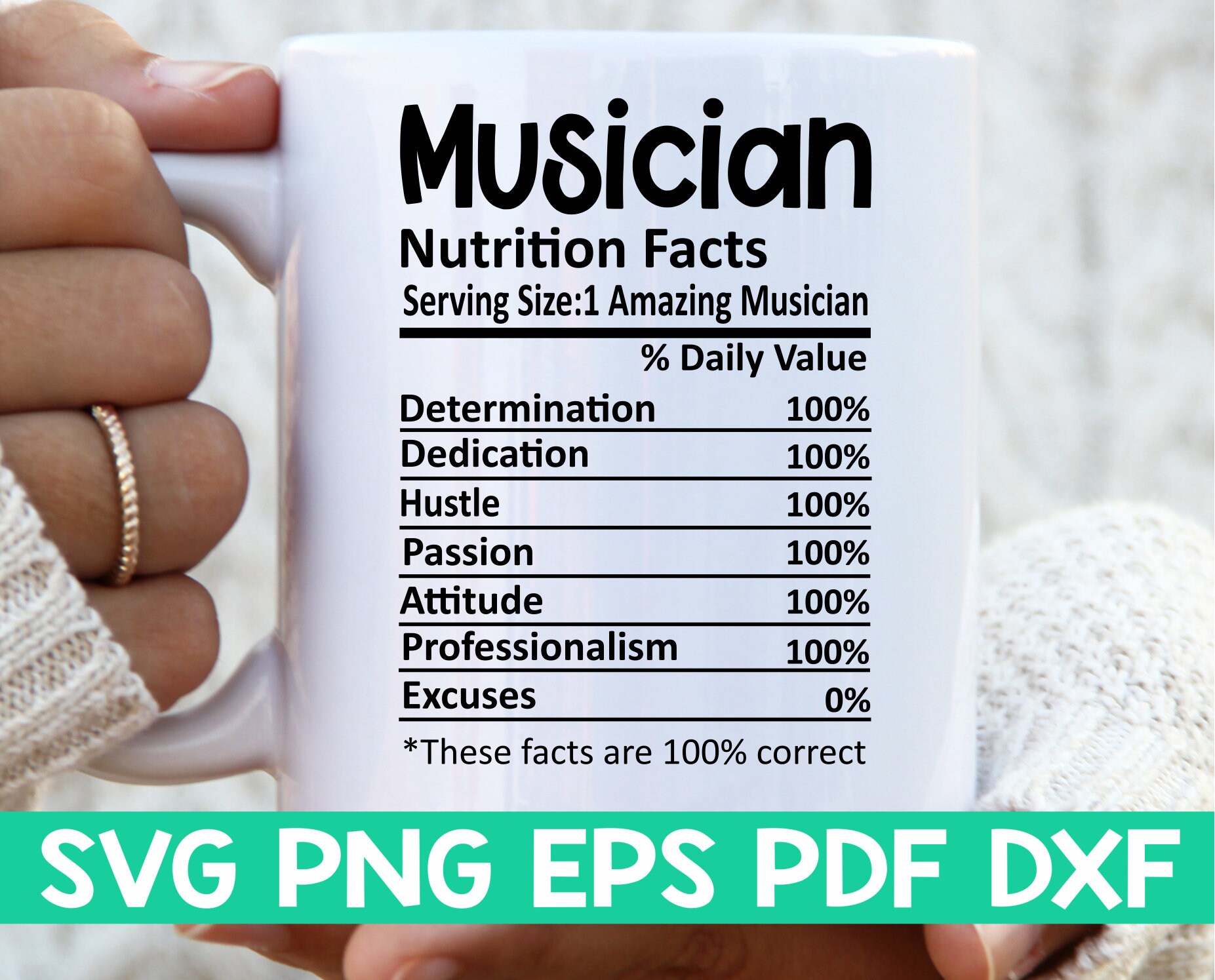 Musician Nutrition Facts Svg,musician Nutritional Facts Svg,musician ...