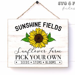Sunflower Sign SVG Bundle, Sunflower Quotes Svg, Farmers Market Svg Set ...